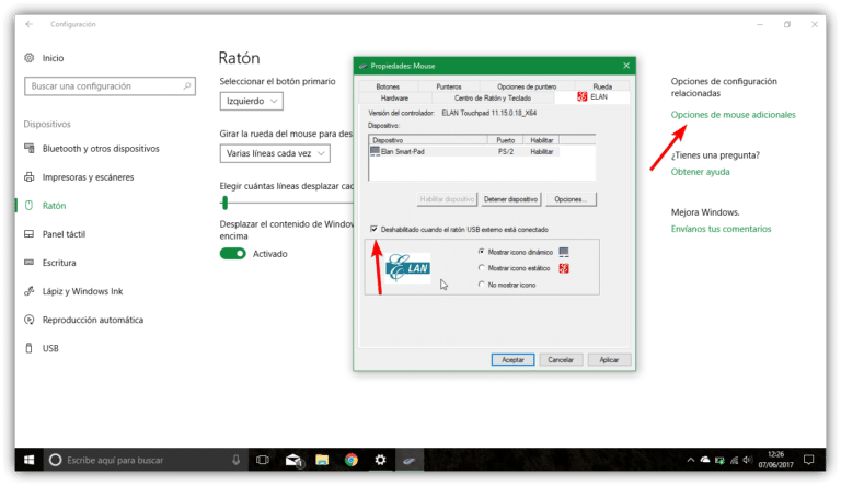 ¿COMO DESACTIVAR EL TOUCHPAD WINDOWS 10?